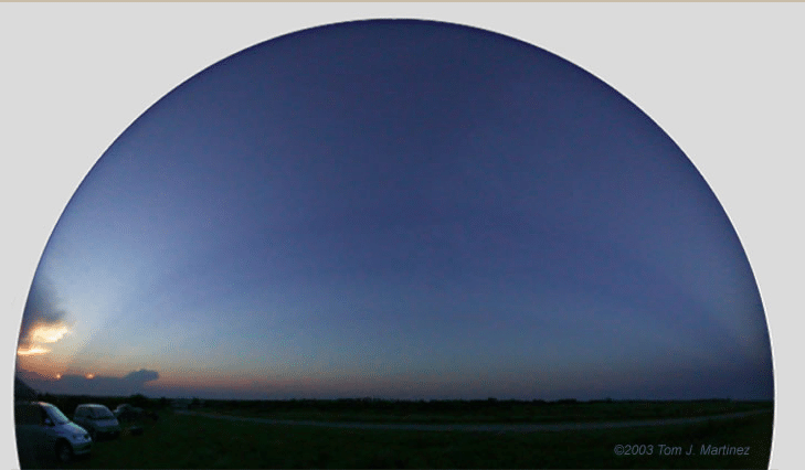 Fenômeno Natural - Raio Anticrepuscular - Universo Racionalista