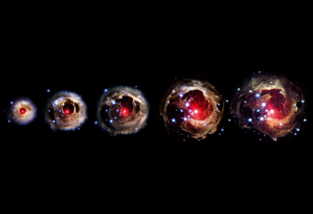 Vídeo do Hubble mostra a explosão de uma estrela em time-lapse que ...