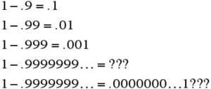 O que significa 0.999...? (Ou razões porque 0.999... = 1)