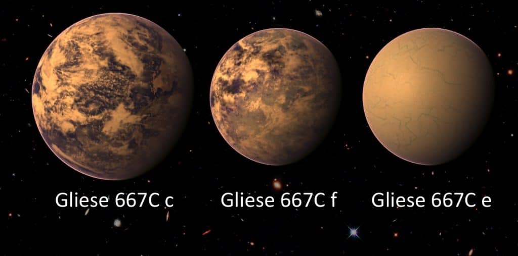 Dez exoplanetas que os humanos podem colonizar [5]: Gliese 667 Ce ...