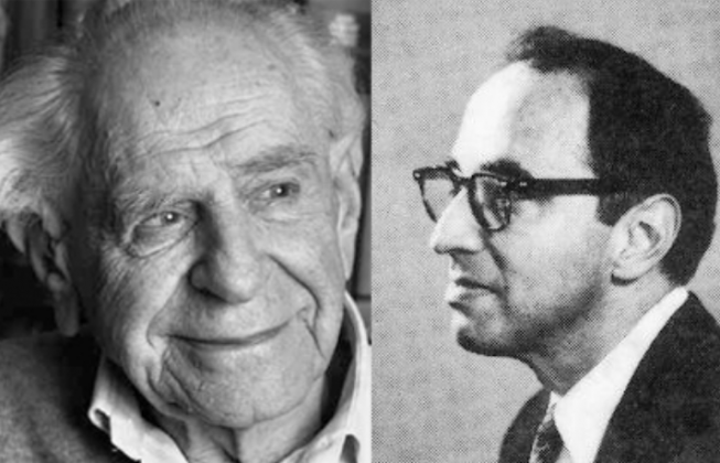 Debate filosófico entre Karl Popper e Thomas Kuhn